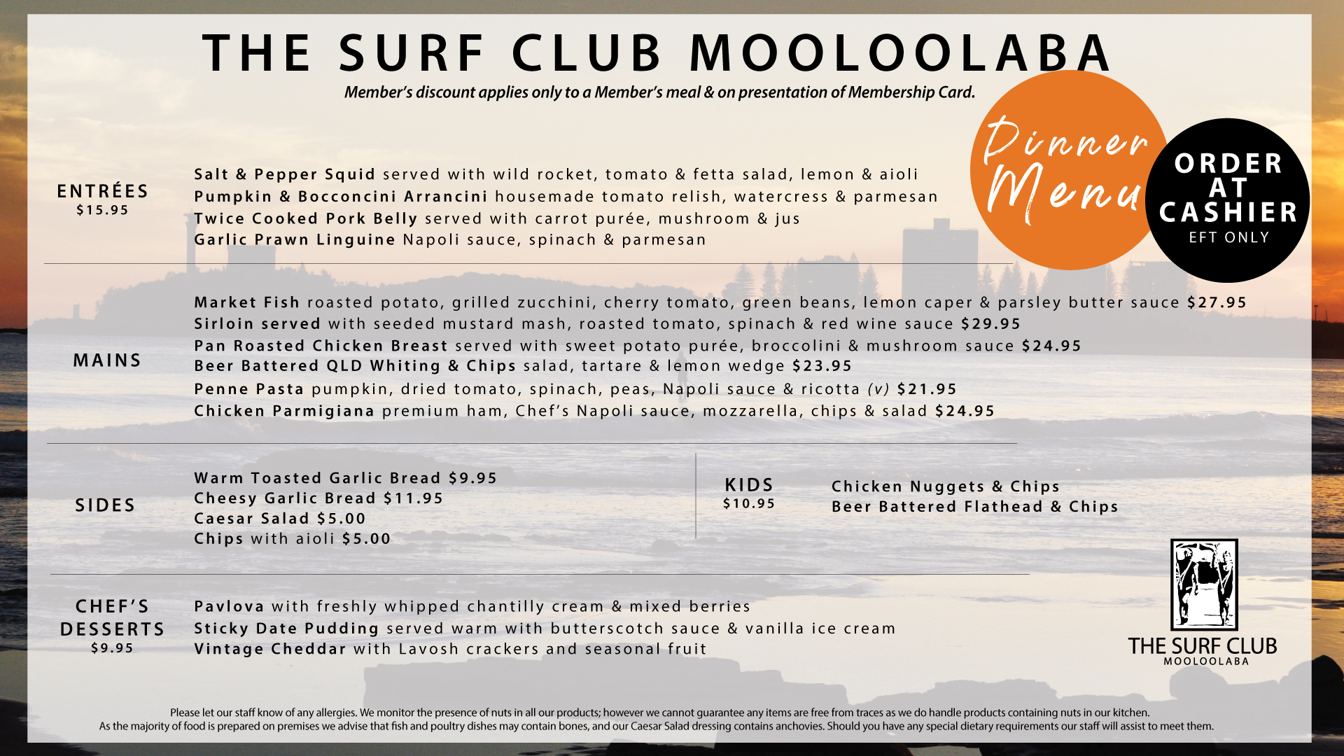The Boathouse Restaurant | The Surf Club Mooloolaba